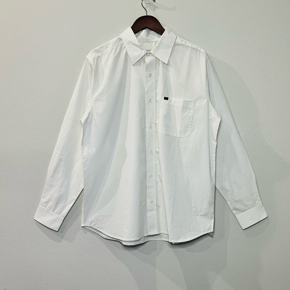 kate quinn | Shirts | Mens White Organic Cotton Button Down Shirt Nwots ...